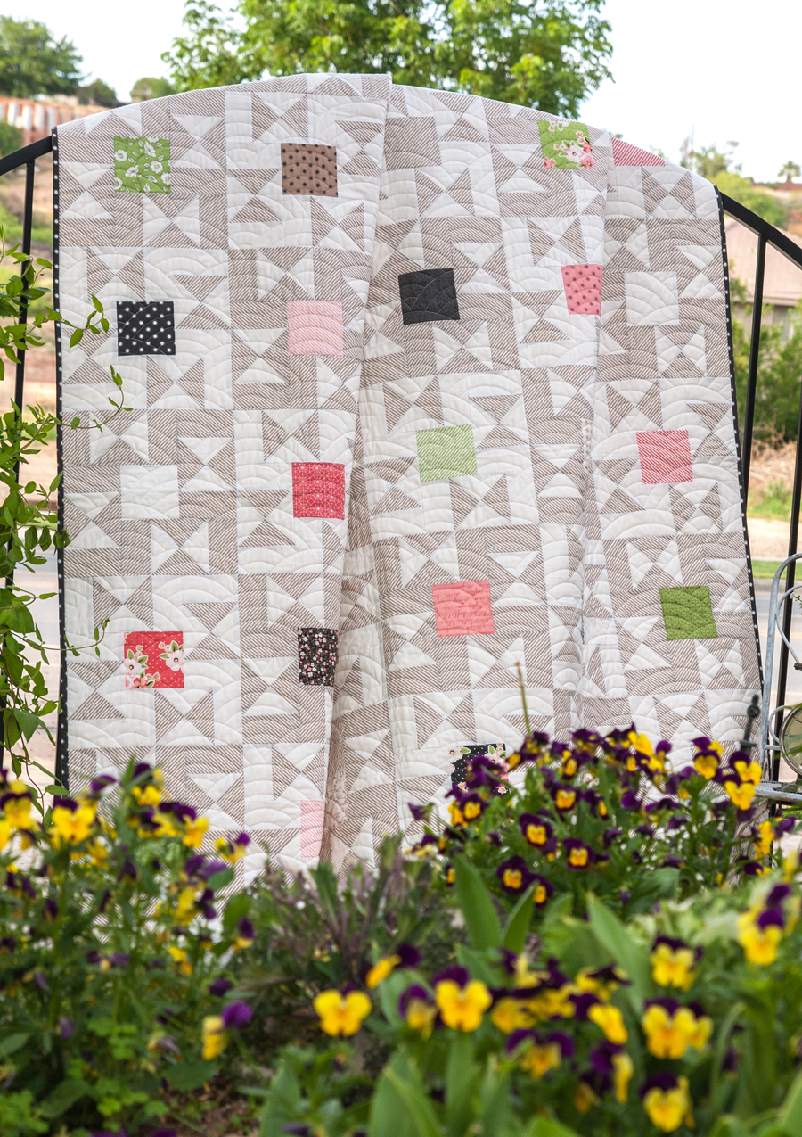 Quilts Made in Olive's Flower Market Quilt Patterns - Lella Boutique
