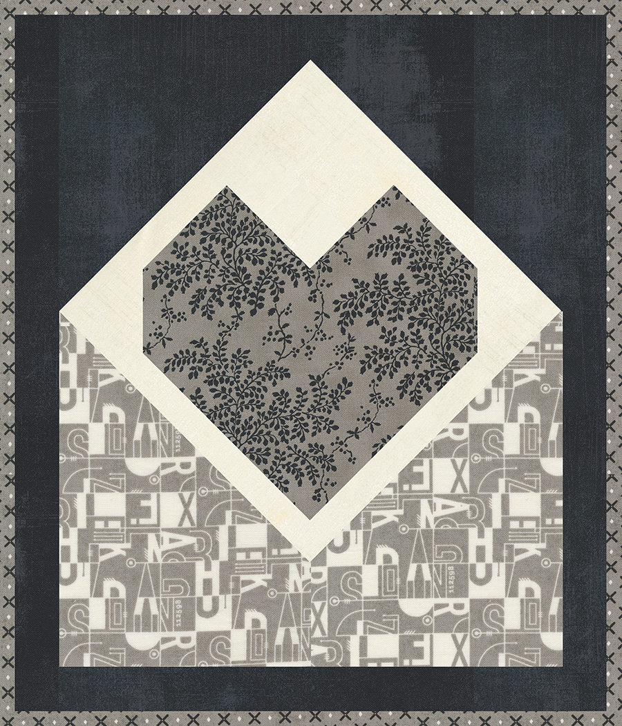 FREE Love Note Mini Quilt Pattern by FQS - Lella Boutique