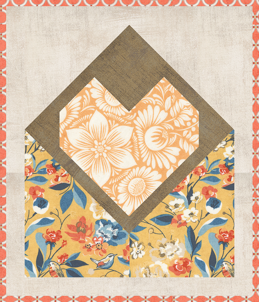 FREE Love Note Mini Quilt Pattern by FQS - Lella Boutique