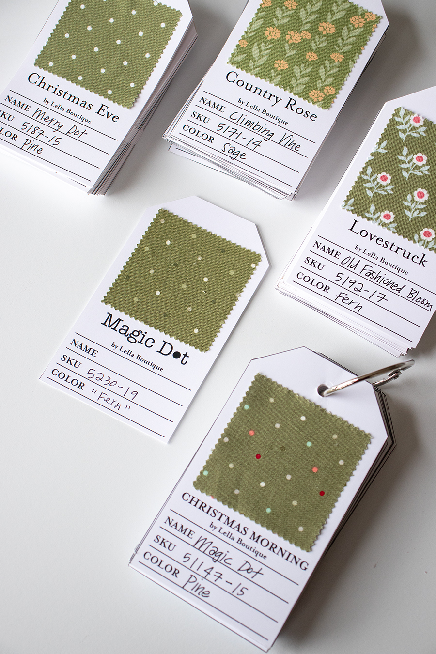 Magic Dot Fabric Color Guide - Lella Boutique