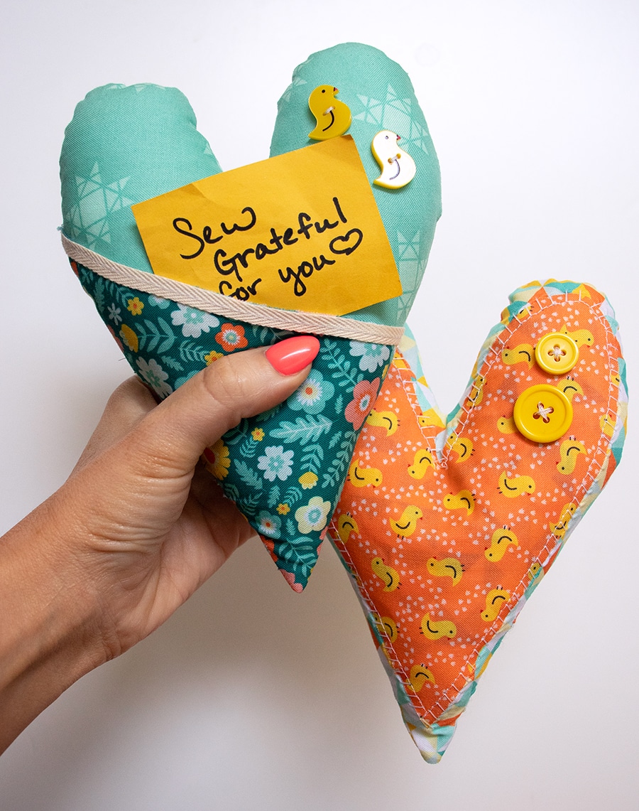 FREE Stuffed Heart Pattern - Lella Boutique